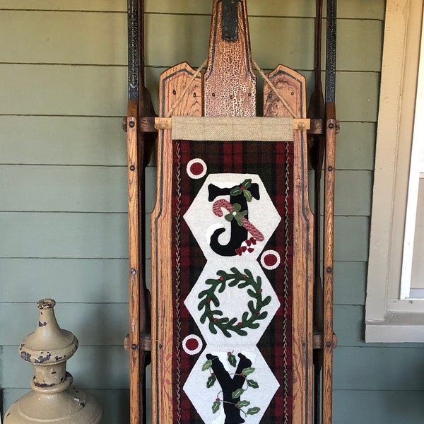 Wool Applique Banner Kit - Etsy