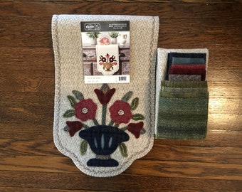 Wool Applique Kit: wool Flower Pennies Pattern by - Etsy