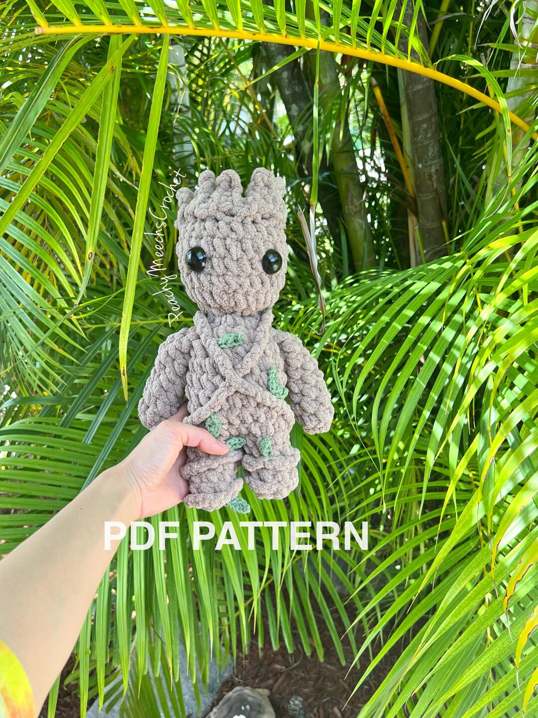 PATTERN. Living Tree Man Crochet Pattern. Walking Tree Man Crochet ...