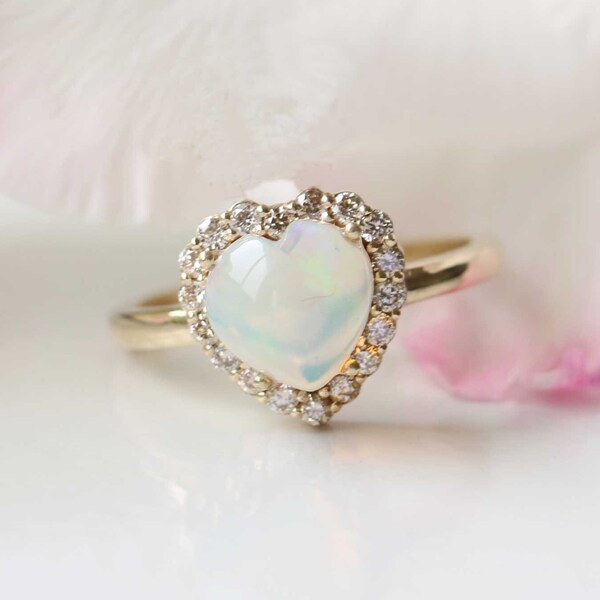 Heart Shape Rings - Etsy