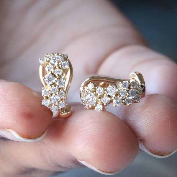 Cluster Earrings - Etsy