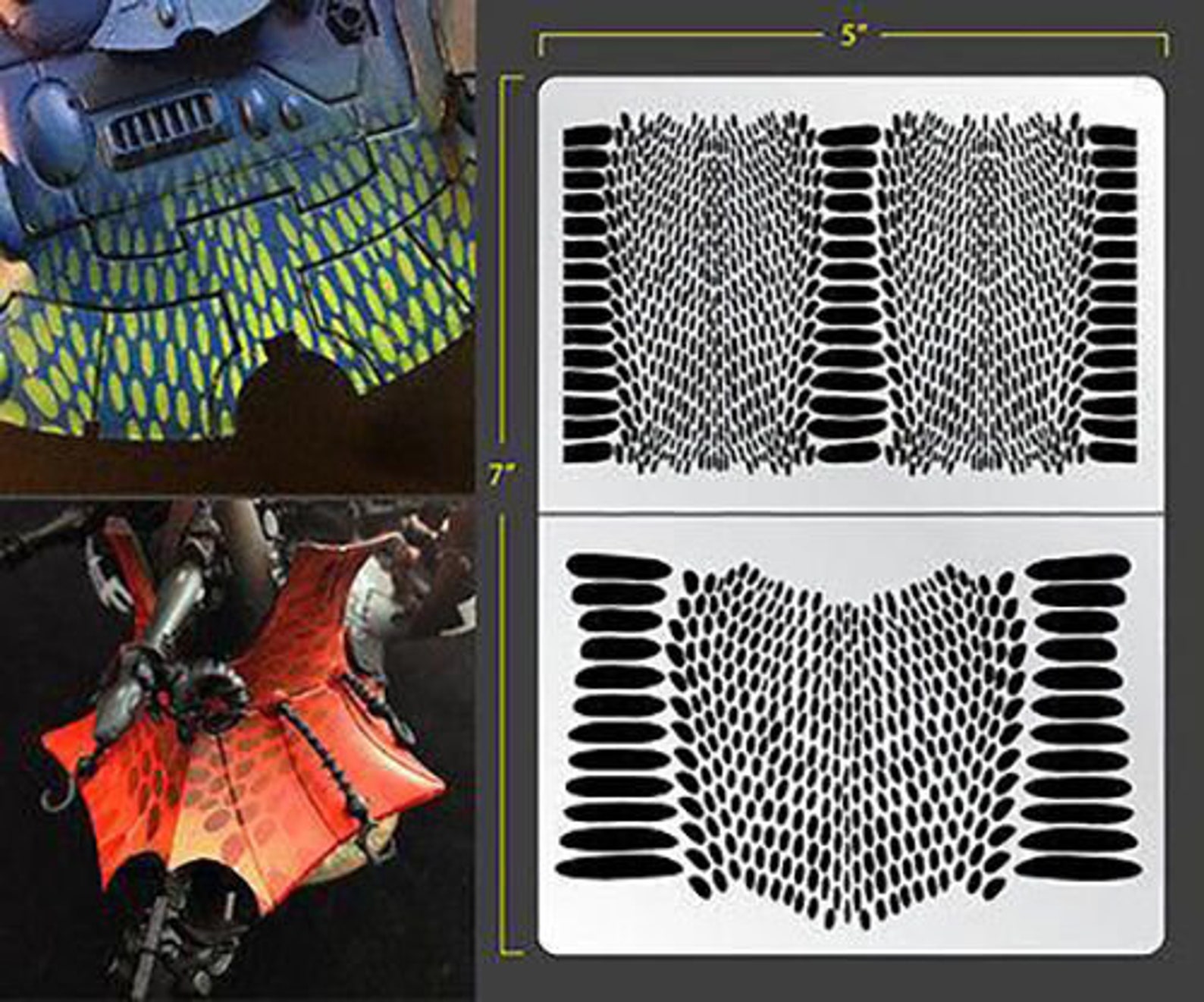 Snake Skin Stencil - Etsy