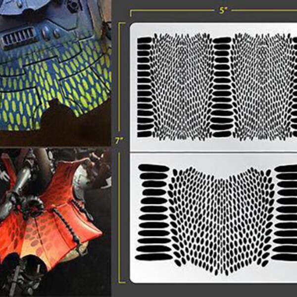 Snake Skin Stencil - Etsy