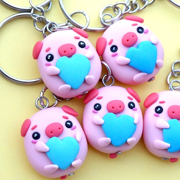 Polymer Clay Pig - Etsy