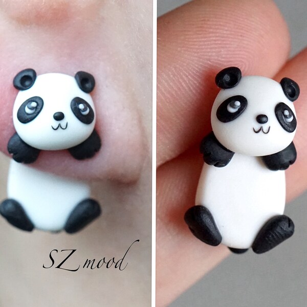 Polymer Clay Panda - Etsy