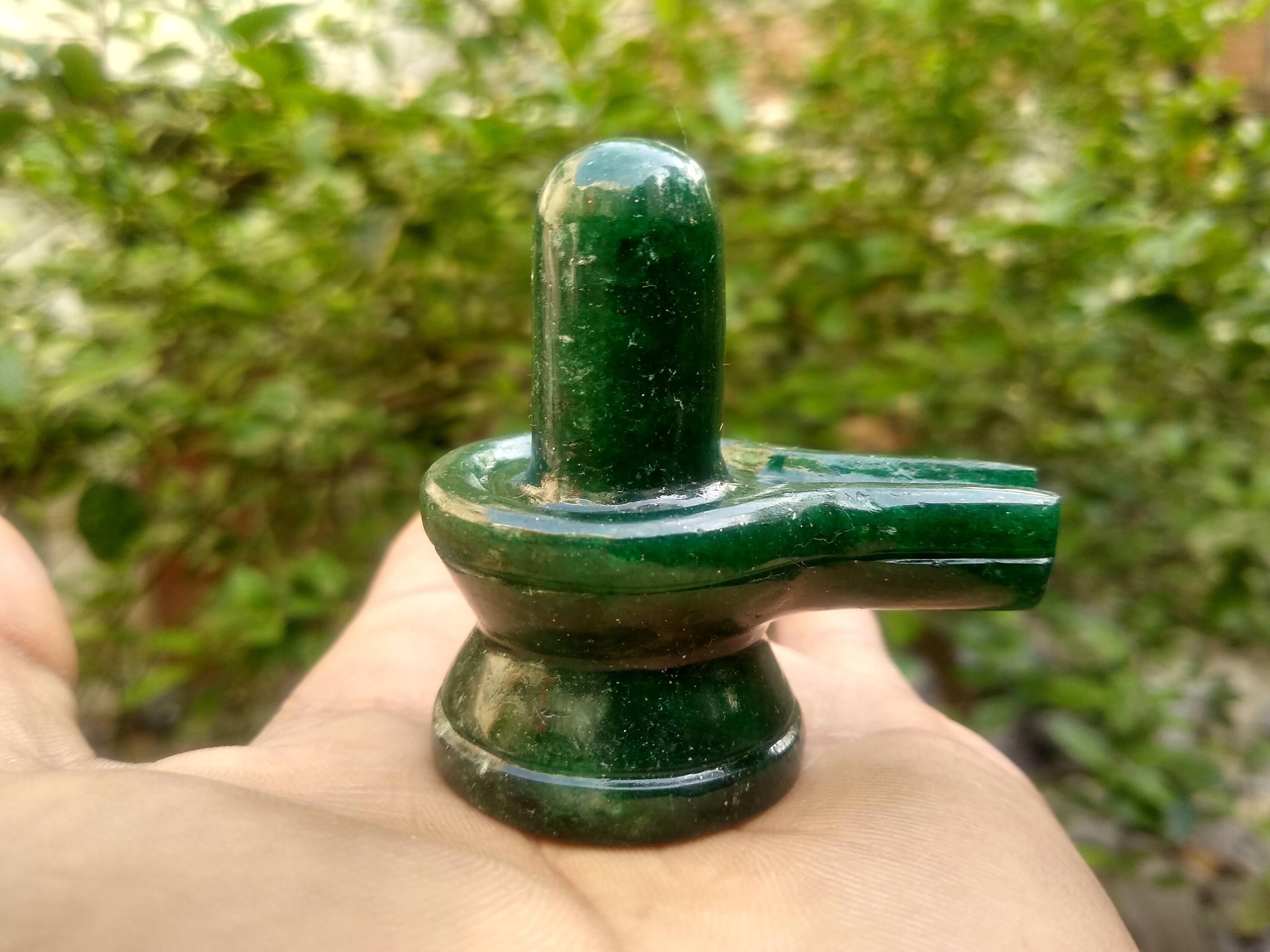 Handmade Green Jade Shivling Gemstone Lingam - Etsy New Zealand