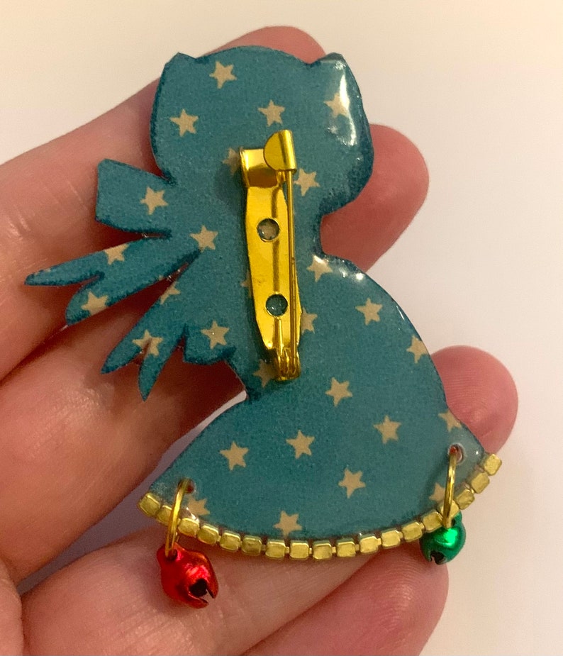 Retro Fiesta Cat on a Cushion Brooch - Etsy