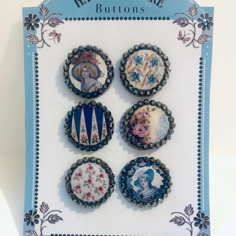 Antique Button Jewelry - Etsy