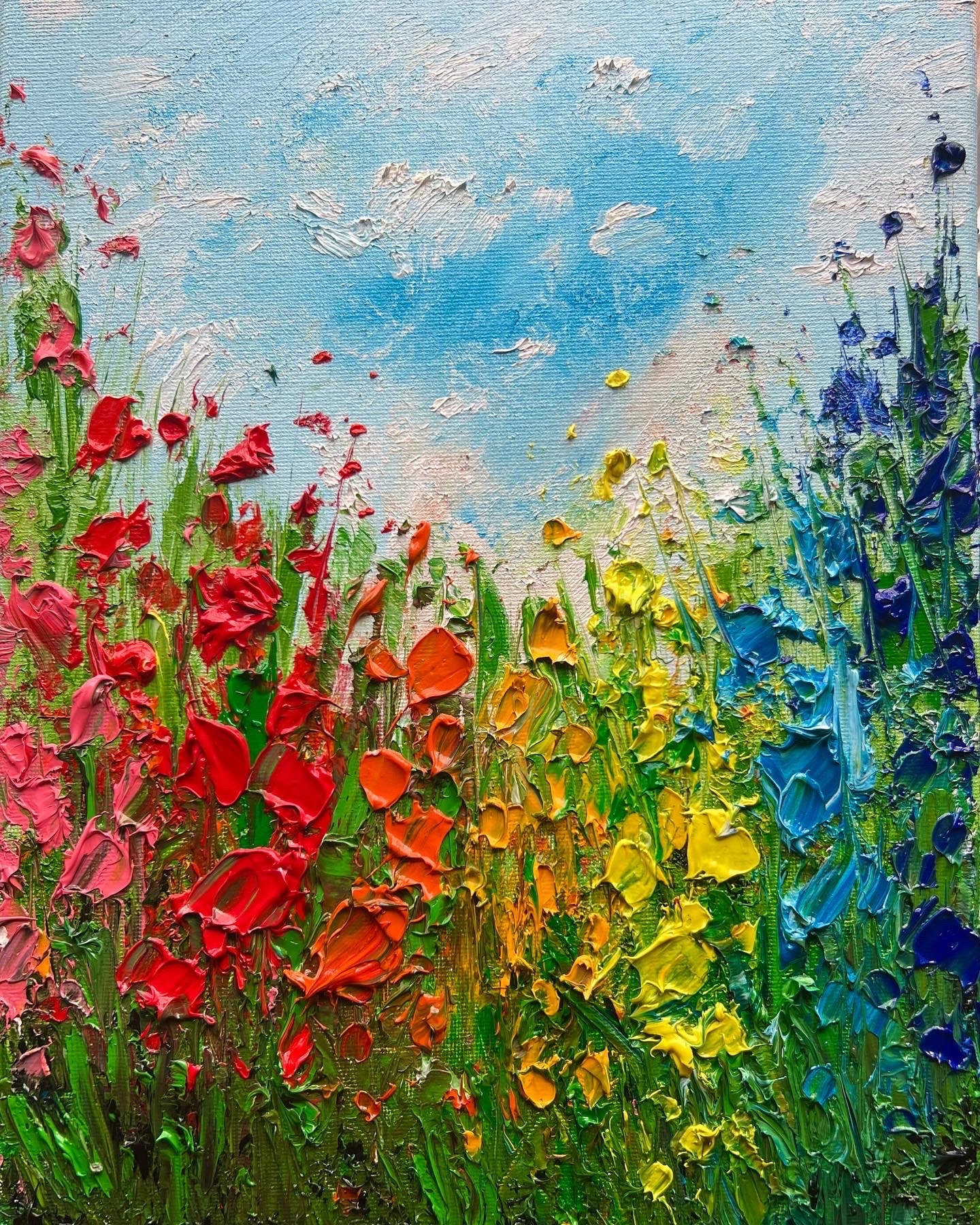 Spring Abstract Painting