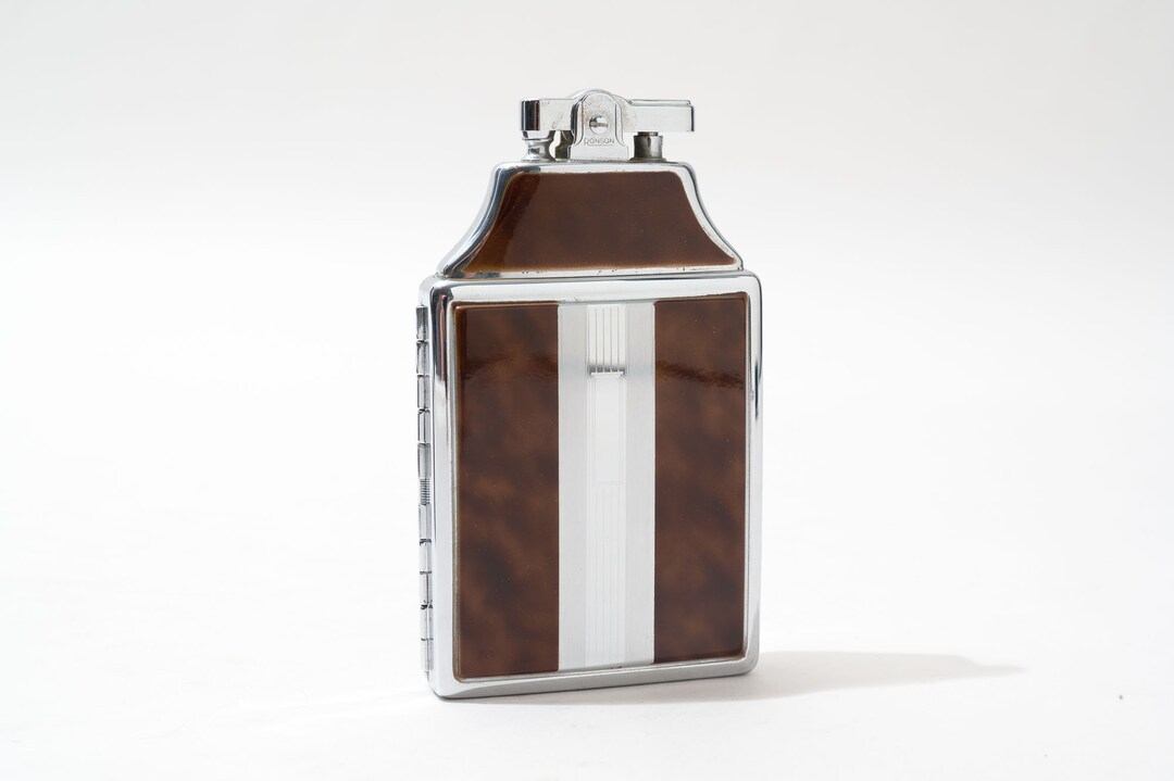 Vintage Lighter With Cigarette Case, Mastercase Fashioned by RONSON ...