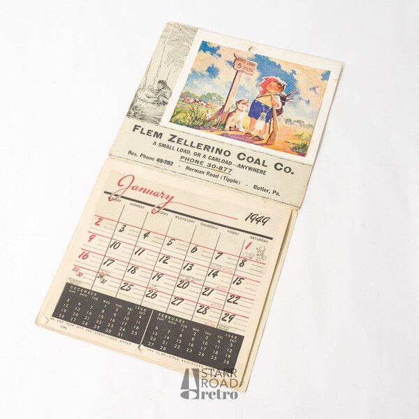 1940 Calendar - Etsy
