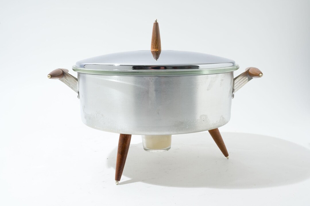 Atomic Era Chafing Dish, Chrome and Aluminum, UFO Shape, 1960s - Etsy