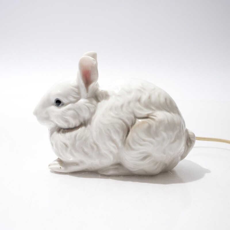 Rabbit Lamp - Etsy