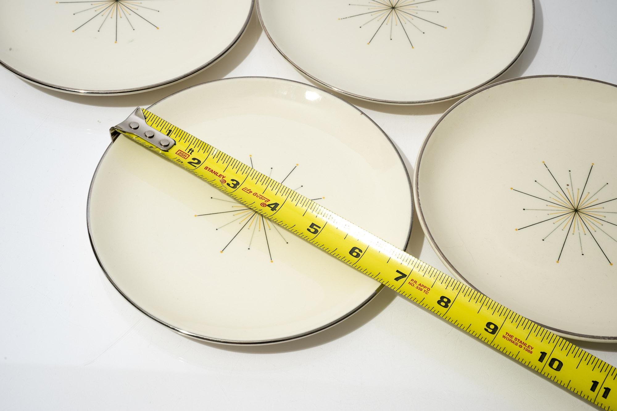Vintage MCM Homer Laughlin Modern Star Atomic Starburst Plates 1950s - Etsy