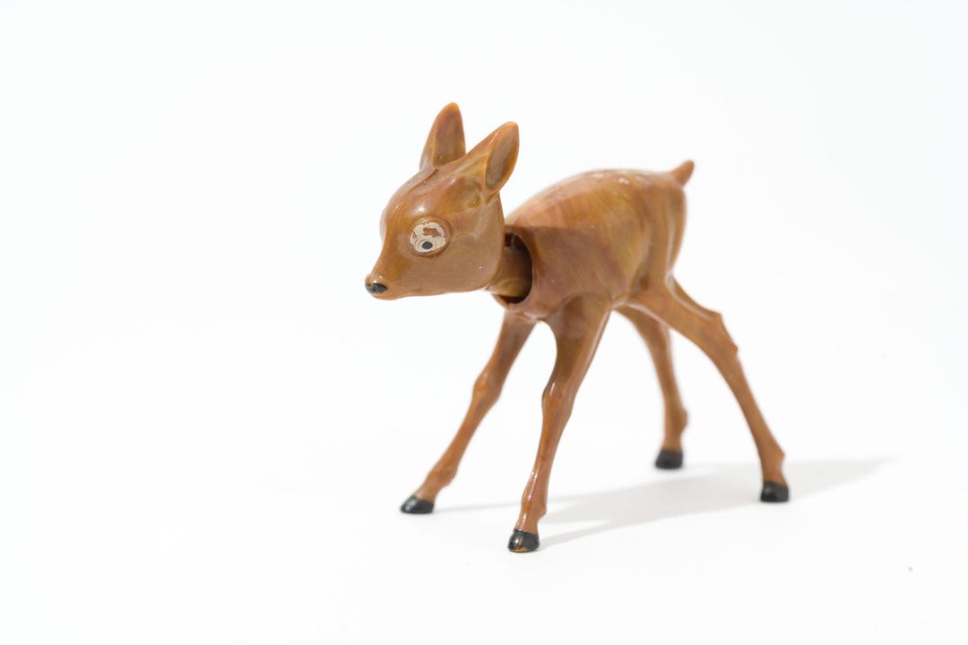 Vintage Moving Deer Figurine, Bobblehead, Nodder - Etsy