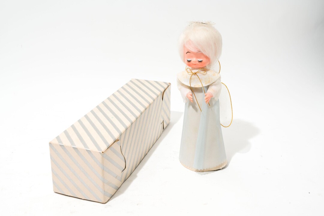 Vintage Christmas Angel Tree Topper, Cone, AS IS - Etsy