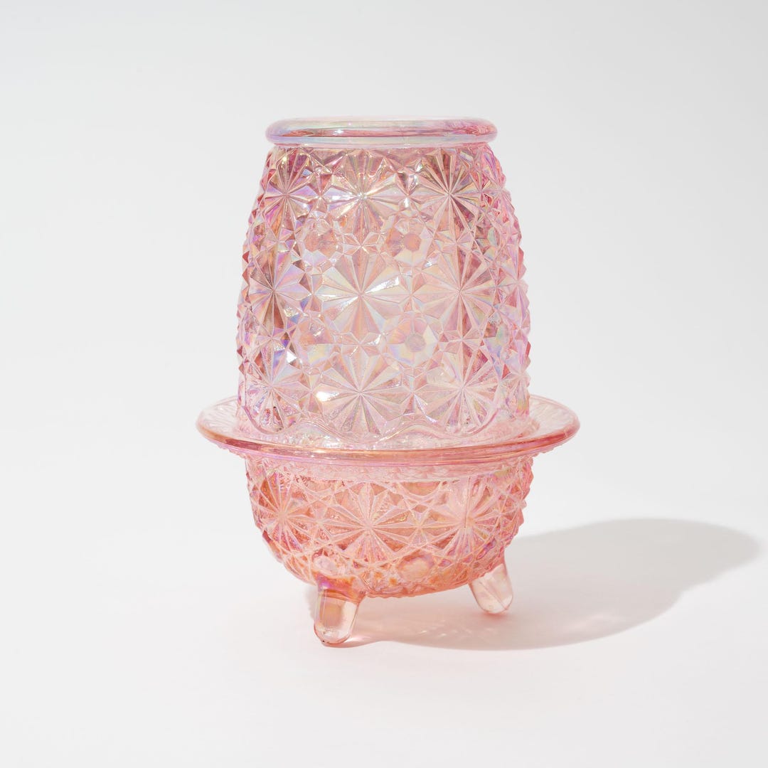 Vintage Fairy Light Candle Holder, Daisy and Button, Smith, Pink - Etsy