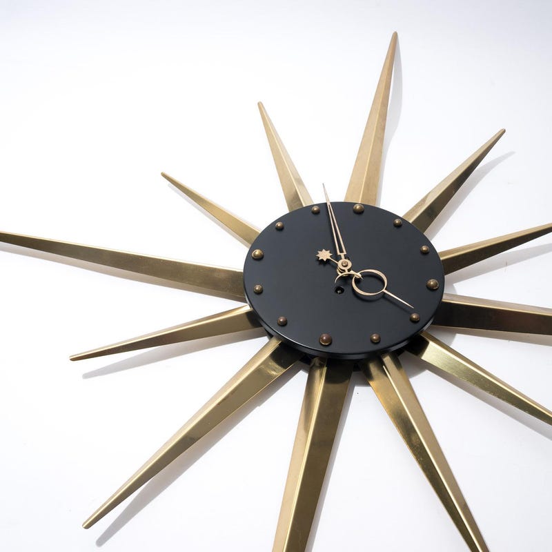 Starburst Clock - Etsy