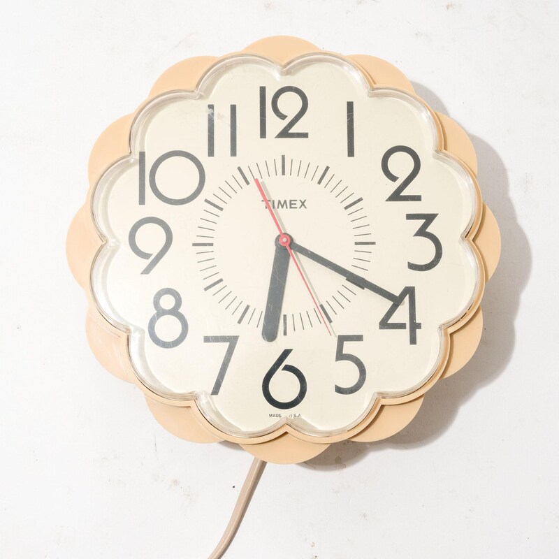 Retro Kitchen Clock - Etsy