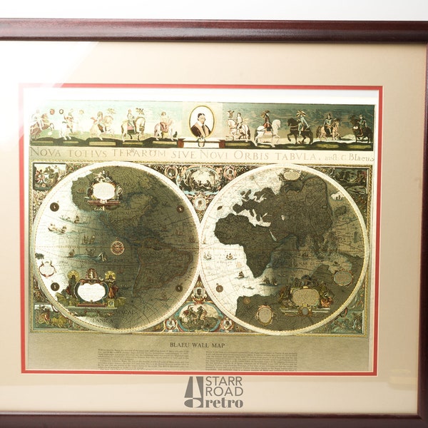 Gold Foil World Map - Etsy