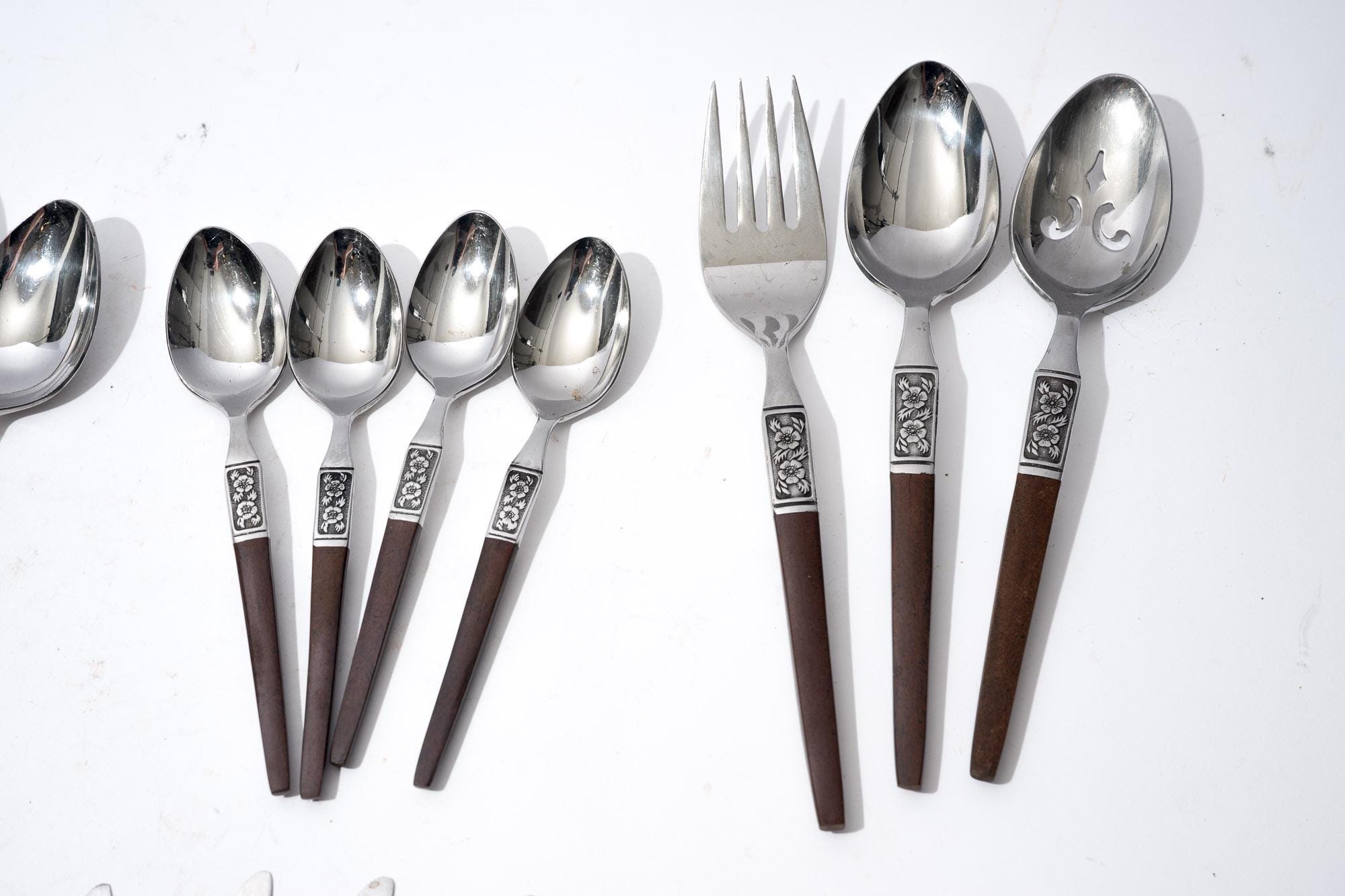 Ekco Eterna Forged Stainless Japan EKS14 MCM Flatware, Silverware, With ...