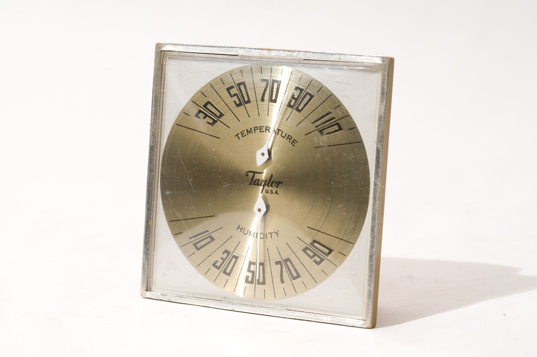 Vintage Desktop Weather Station, Taylor, Temperature, Humidity - Etsy