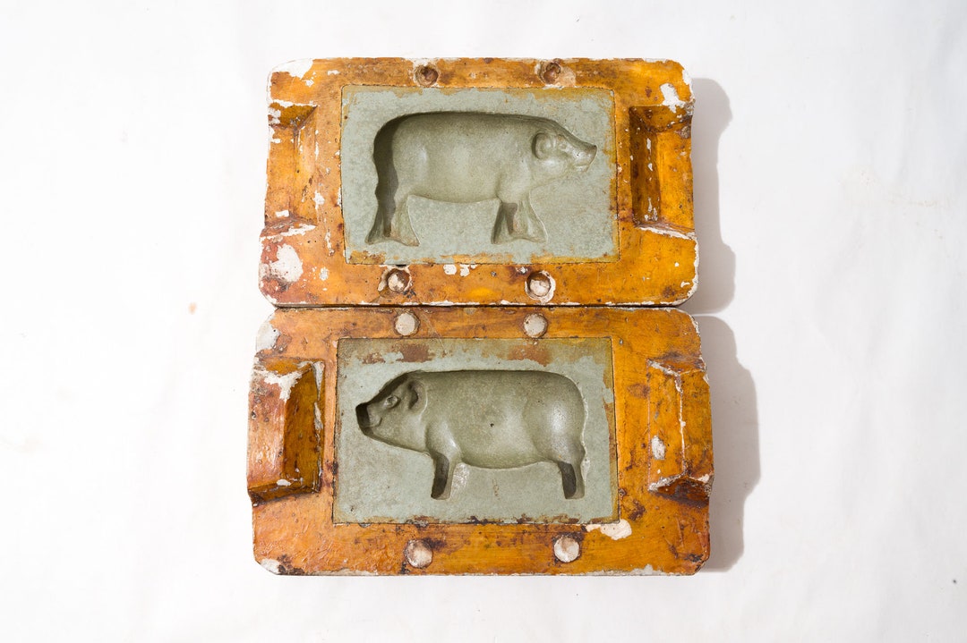 Antique Pfeil & Holing Mold, Pig, Two Sided, Candy, Chocolate, Cake ...