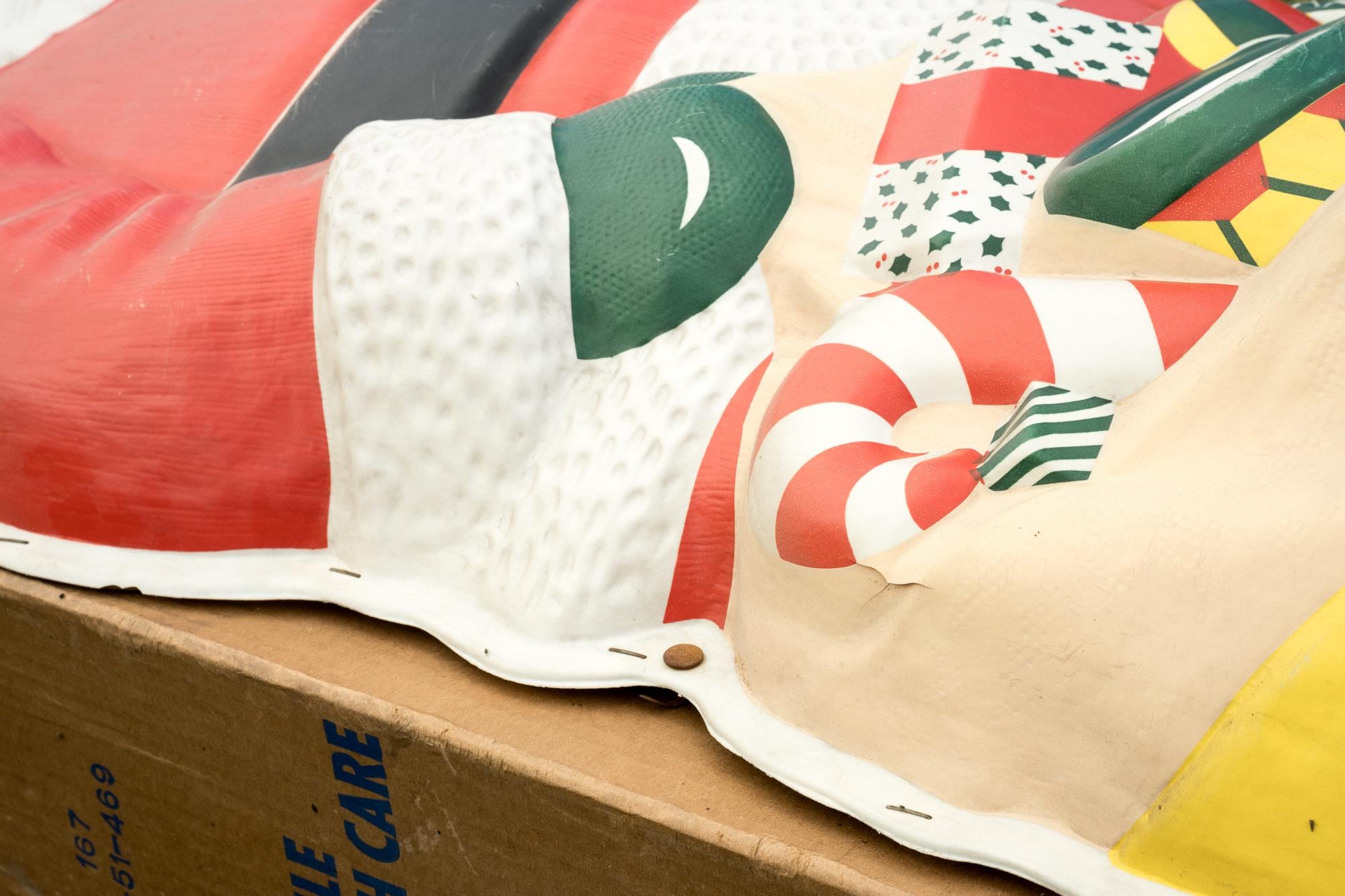 Vintage Christmas Santa by NOMA Lites, Standing With Toy Sack, 1960s - Etsy