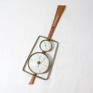 Vintage MCM Barometer, Wall Mount, biscayne by Airguide, 1959 - Etsy