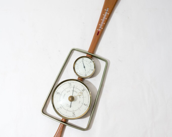 Vintage MCM Barometer, Wall Mount, "biscayne" by Airguide, 1959 - Etsy