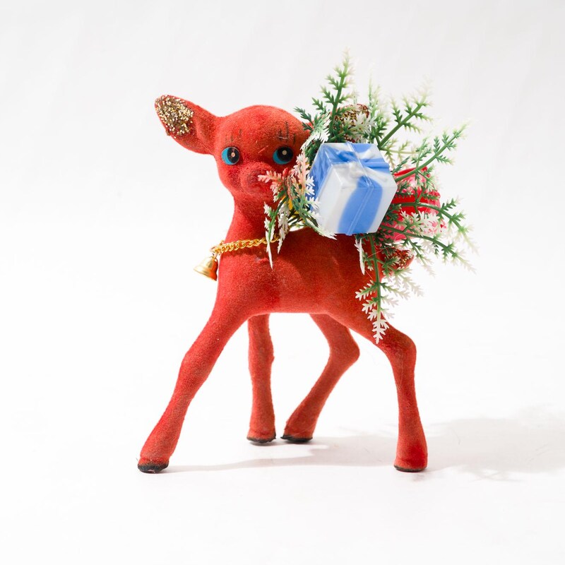 Red Reindeer - Etsy