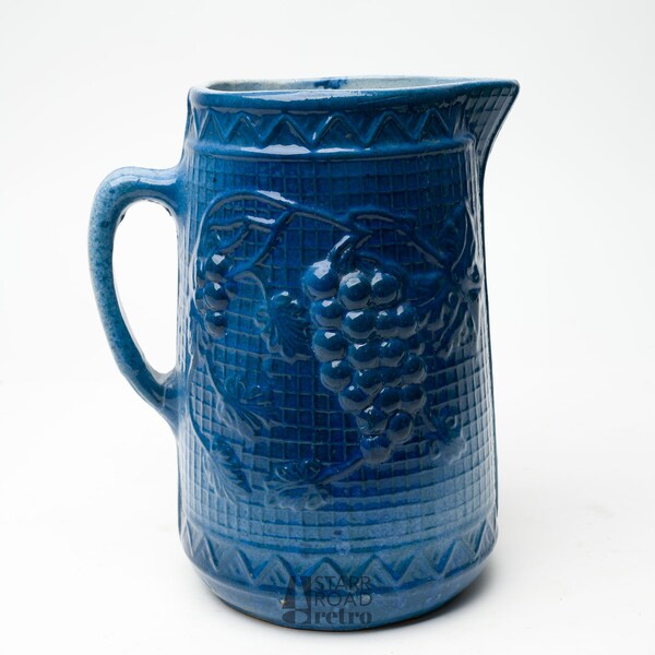 Blue Grape Stoneware Pitcher Star - Etsy