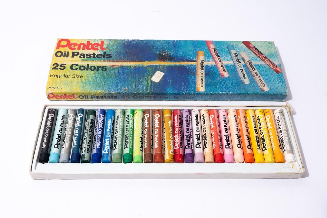 Vintage Oil Pastels, Pentel, 25 Colors - Etsy