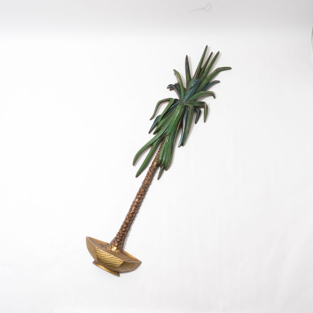 Retro Mid Century Palm Tree Wall Sculpture by Sexton, Tall, 30 1/2 ...