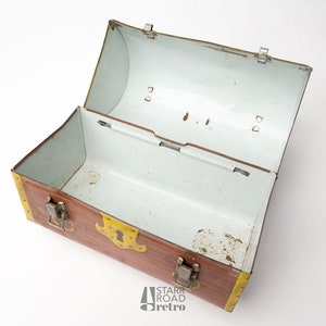 Vintage Treasure Chest Lunch Box Metal Aladdin Industries - Etsy