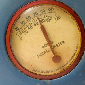 Vintage Tea Pot Shaped Thermometer, Key Holder, Hanger, Tel Tru - Etsy