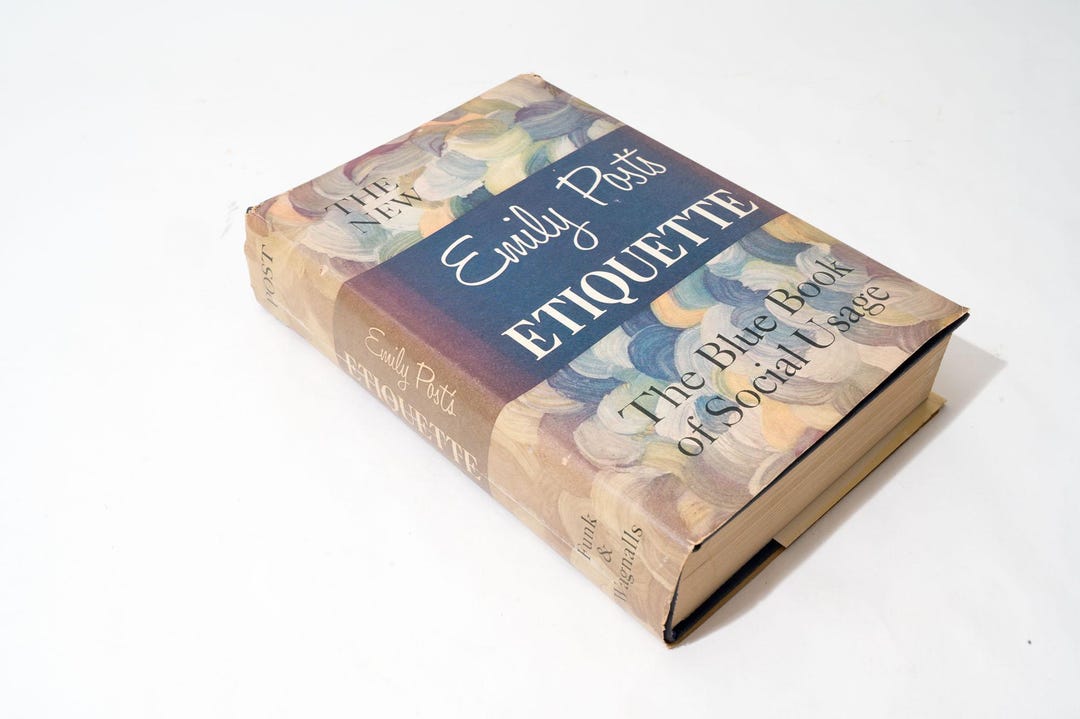 The New Emily Post's Book of Etiquette, Hard Cover, 1960 - Etsy