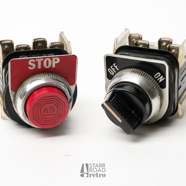 Antique Vintage Push Button Switch - Etsy