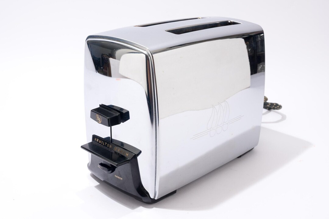 Mid Century Toaster, 2 Slice, Chrome Finish, Hamilton Beach, 1940s ...