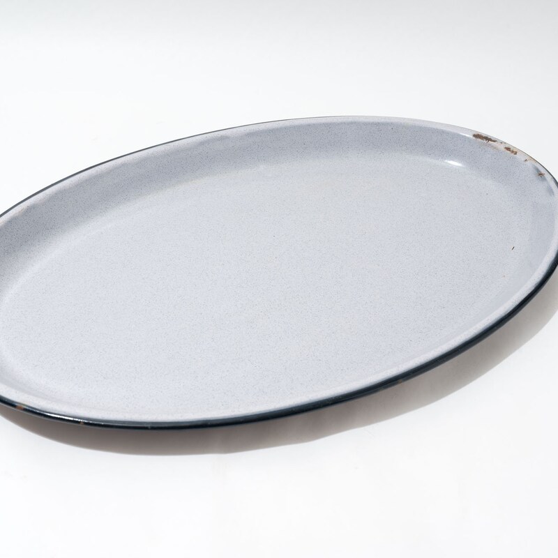 Black White Platter - Etsy