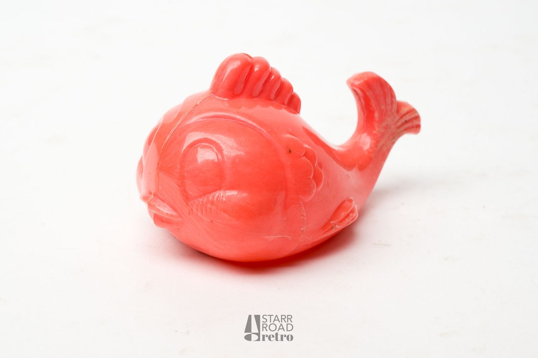 Vintage Rattle, Fish, Hard Plastic - Etsy