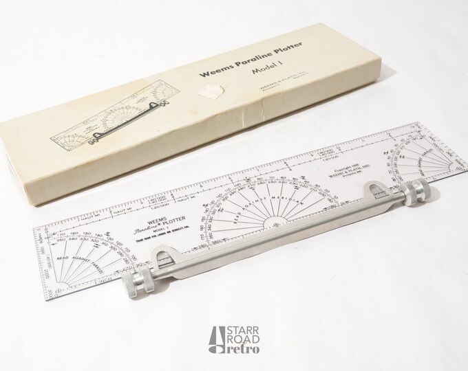 Vintage Drawing Apparatus, Weems Parallel Plotter, Charts, Maps ...