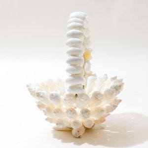 Vintage Sea Shell Basket, Beach Decor - Etsy