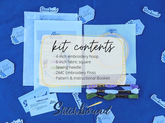 Sewing & Needlecraft Ready to Ship Genderqueer Pride Flag Cross Stitch ...