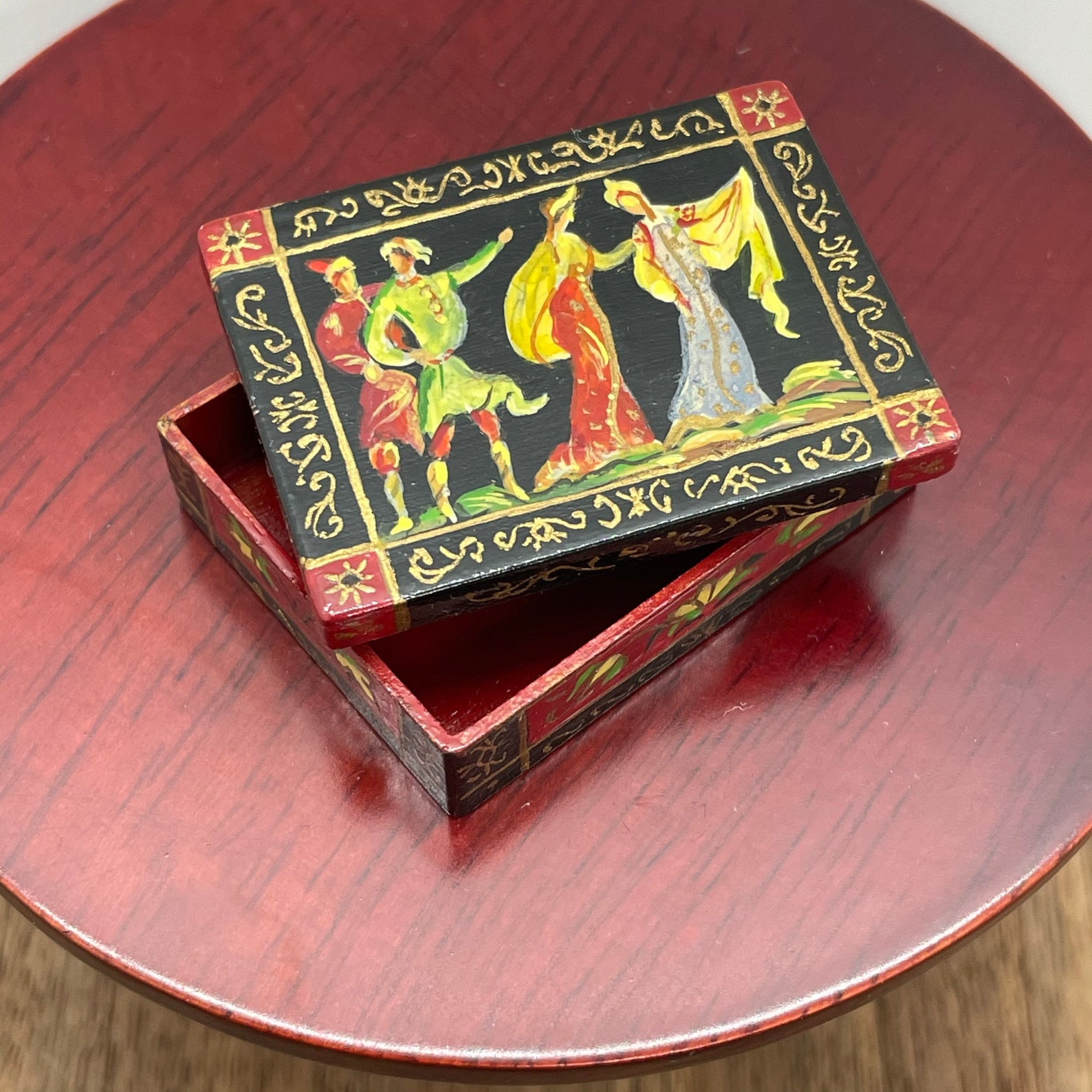 Natasha Hand Painted Box, 1/12 Scale - Etsy