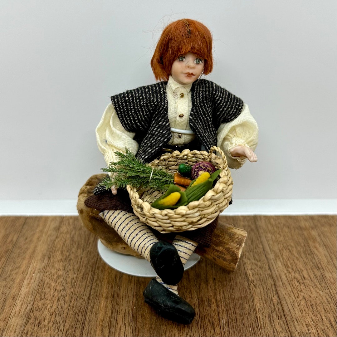 Miniature Handmade Doll, 1/12 Scale - Etsy