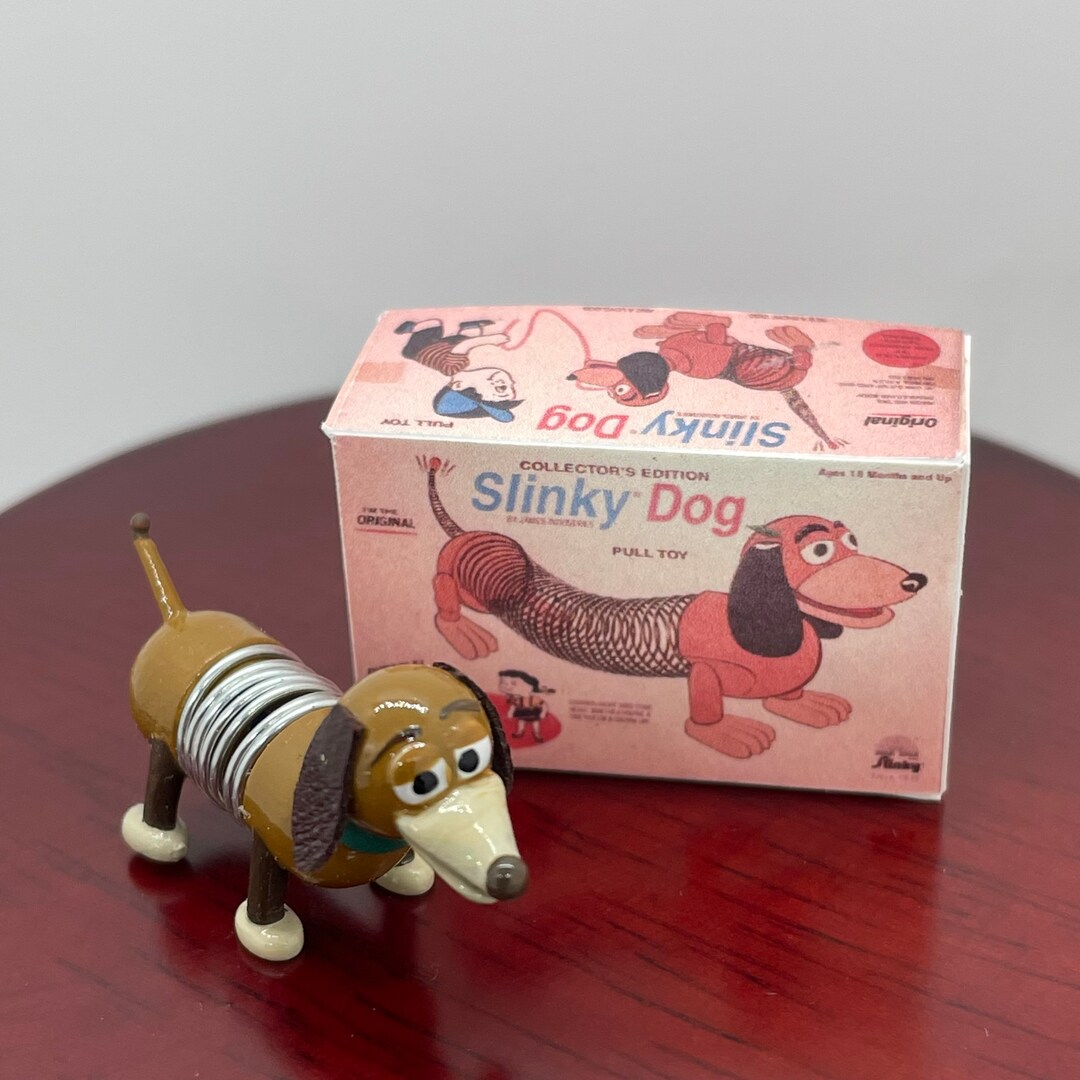 Miniature Slinky Dog in Box 1/12 Scale - Etsy