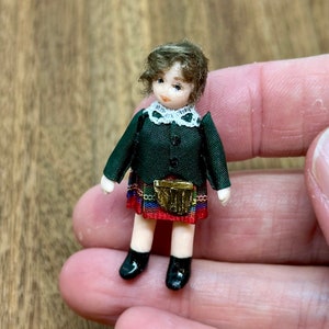 Miniature Handmade Toy Doll in Kilt 1/12 Scale - Etsy
