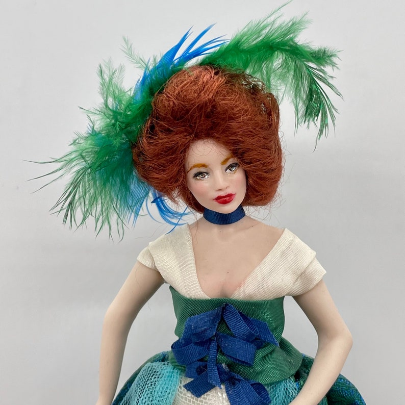 Miniature Handmade Porcelain Doll 1/12 Scale - Etsy