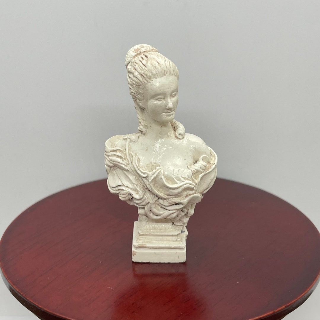 Miniature Hand Finished Bust of Lady 1/12 Scale - Etsy